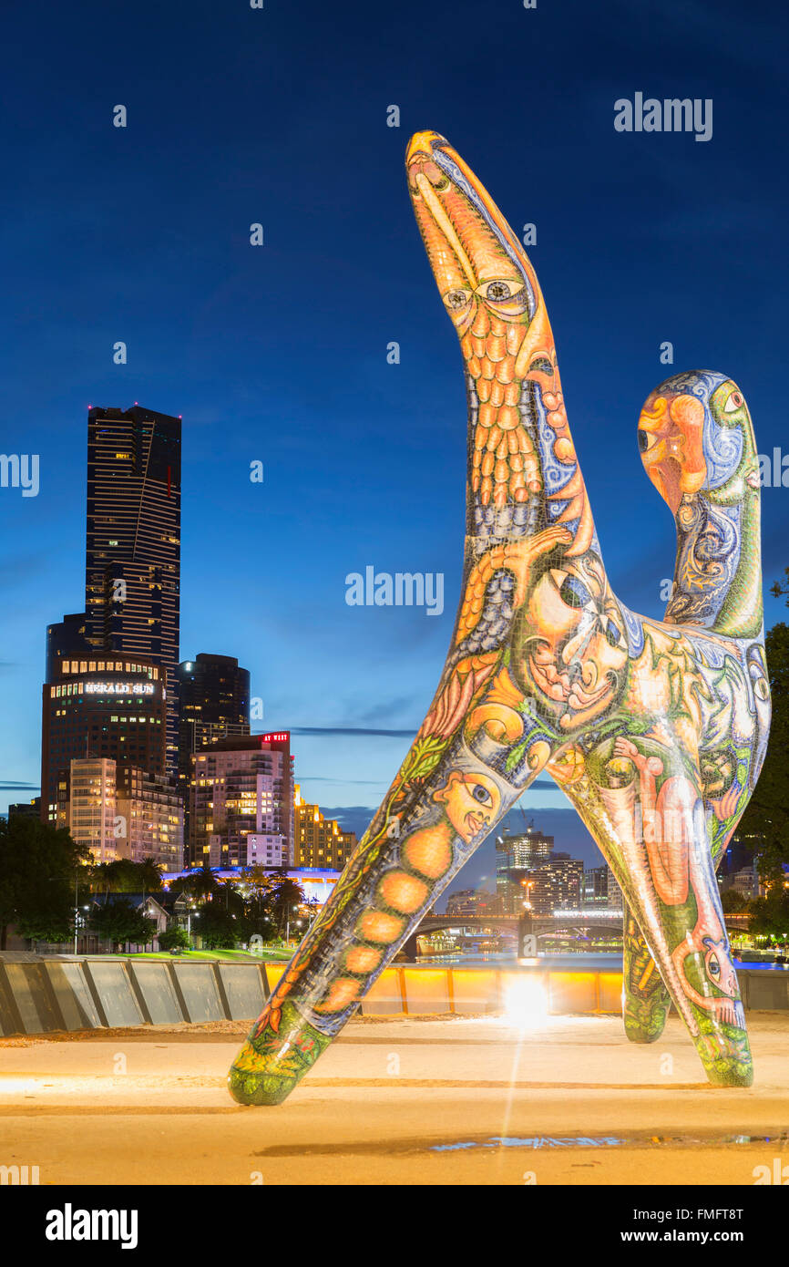 Melbourne skyline australia hi-res stock photography and images - Alamy