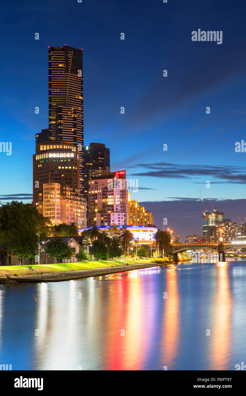 Melbourne skyline australia hi-res stock photography and images - Alamy