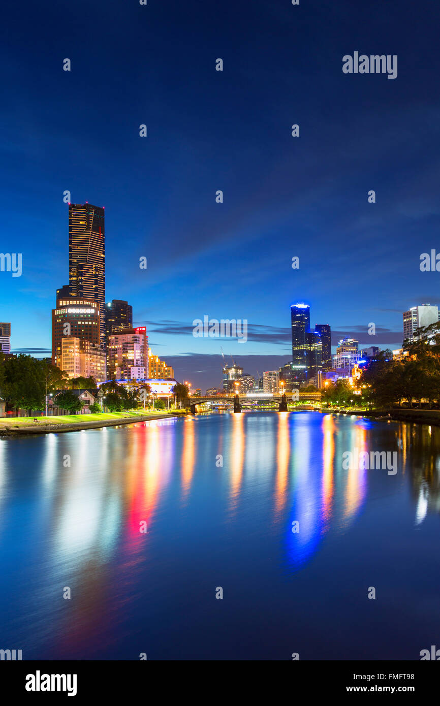 Melbourne skyline australia hi-res stock photography and images - Alamy
