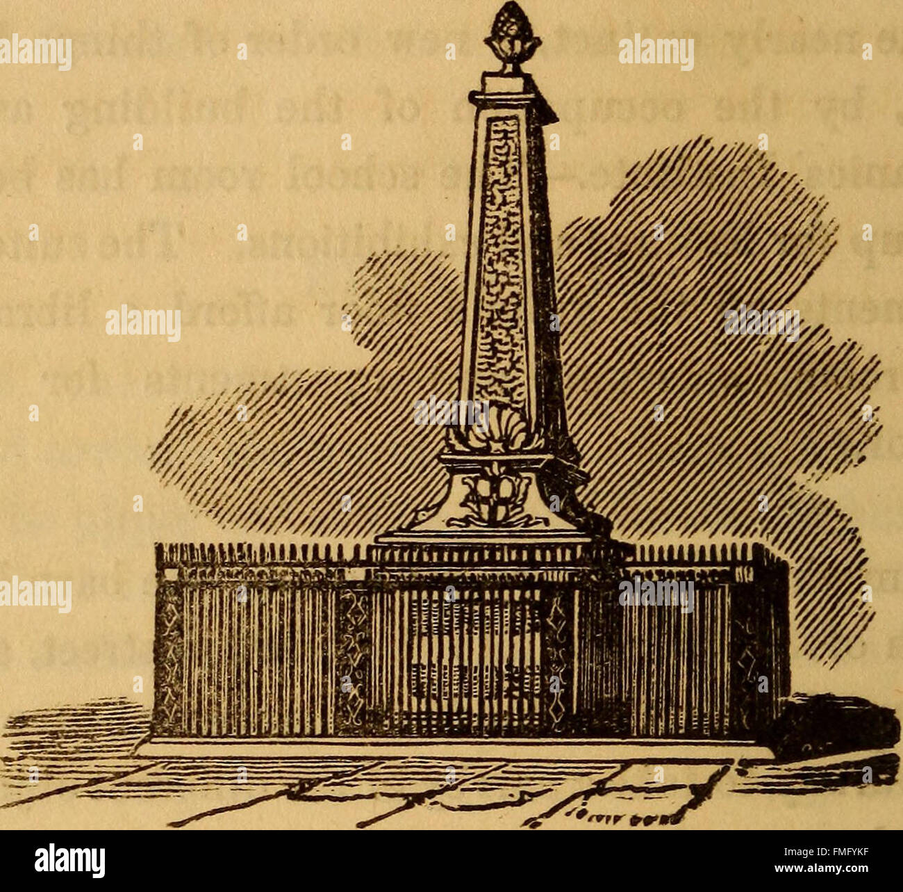 This 1835 sketch illustrates the minster and ancient structures of ...