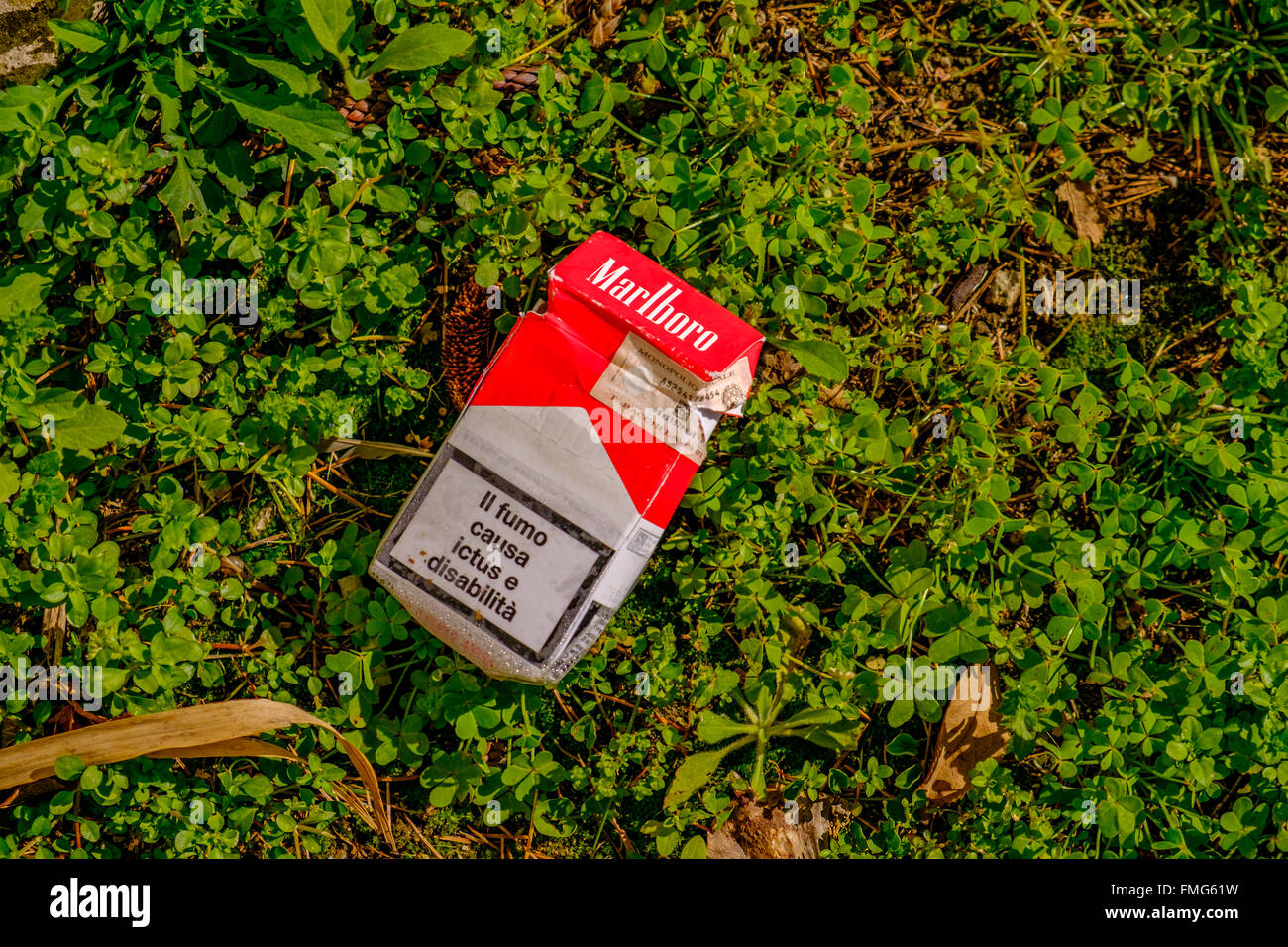 Empty cigarette packet hi-res stock photography and images - Alamy