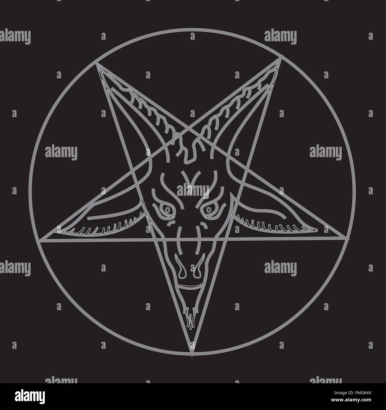 Sigil lucifer Stock Vector Images - Alamy