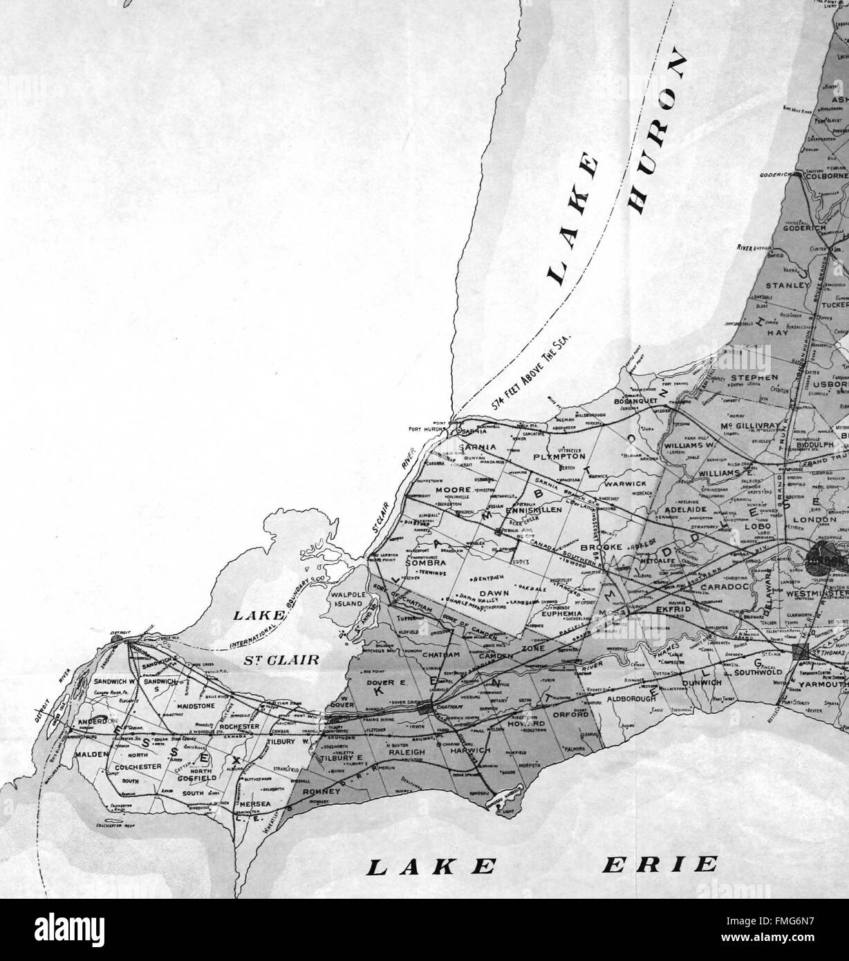 City of london map 1900 hi-res stock photography and images - Alamy