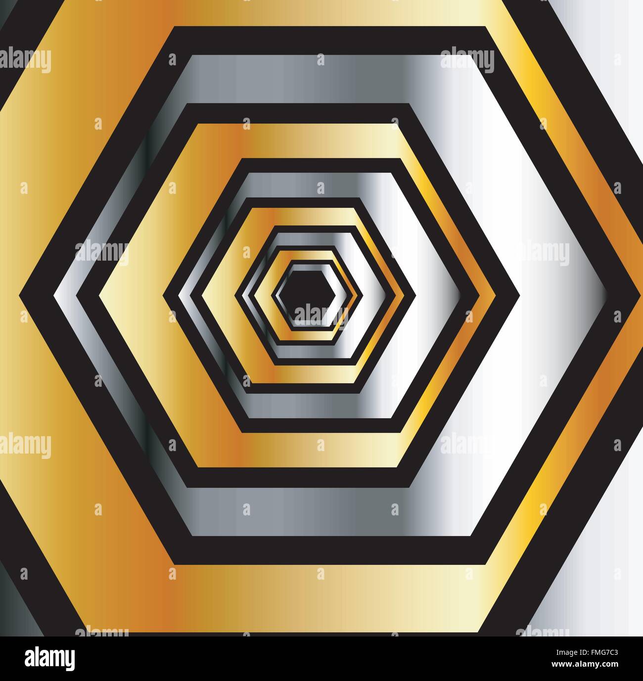 Hexagonal bricks Stock Vector Images - Alamy