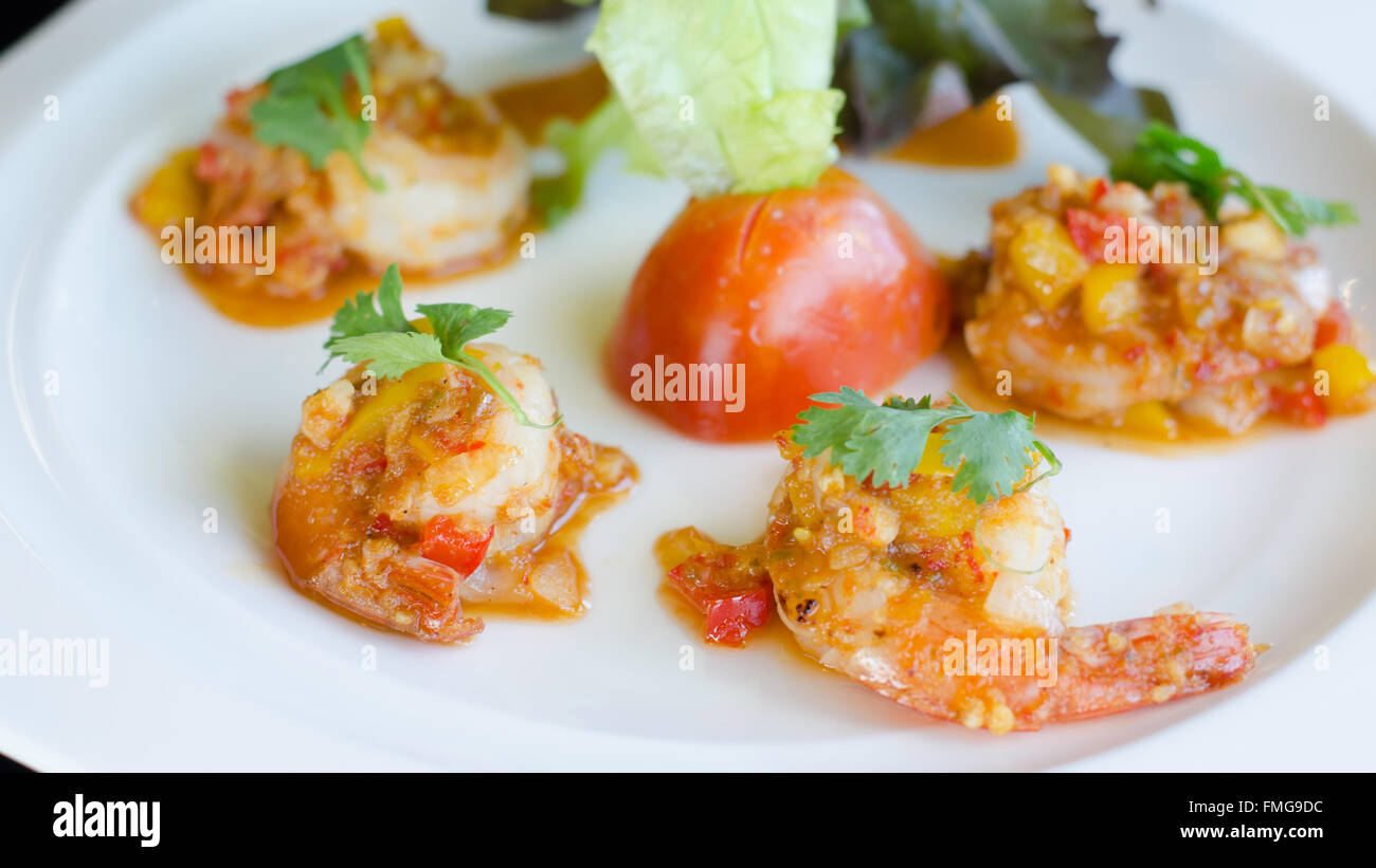 Prawn chilli sauce hi-res stock photography and images - Alamy