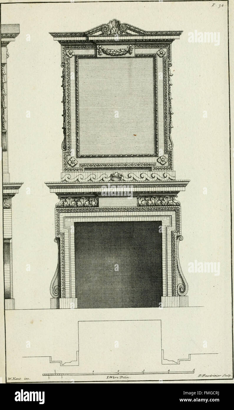 'Designs of Inigo Jones and Others' (1731) showcases architectural ...