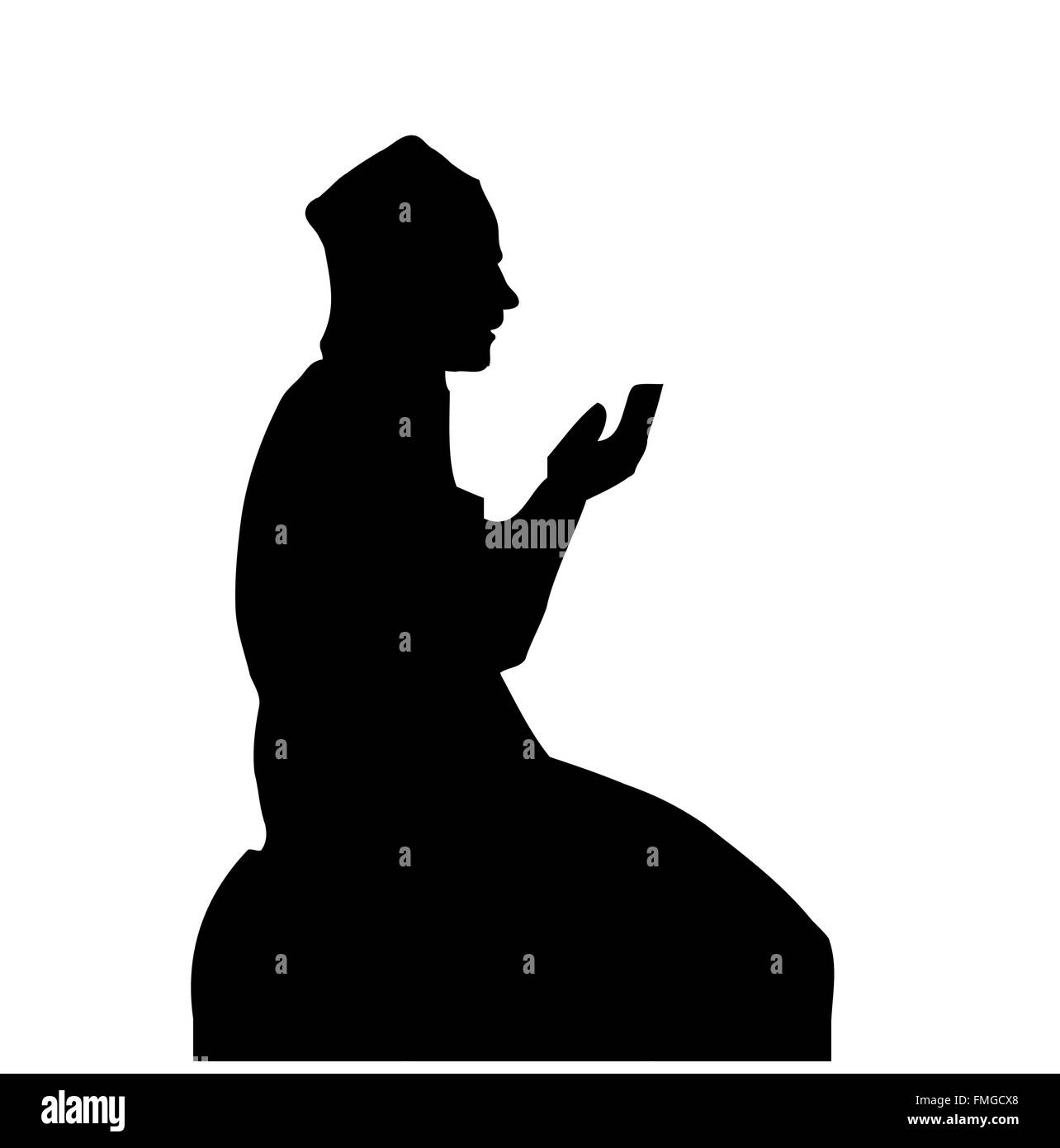 Muslim Man Silhouette