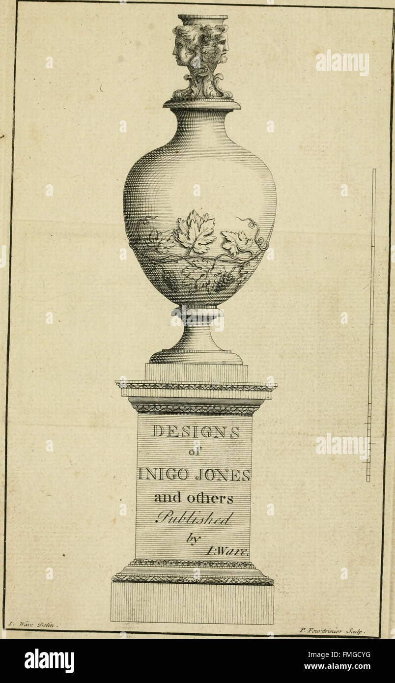 This 1731 work presents architectural designs by Inigo Jones and other ...