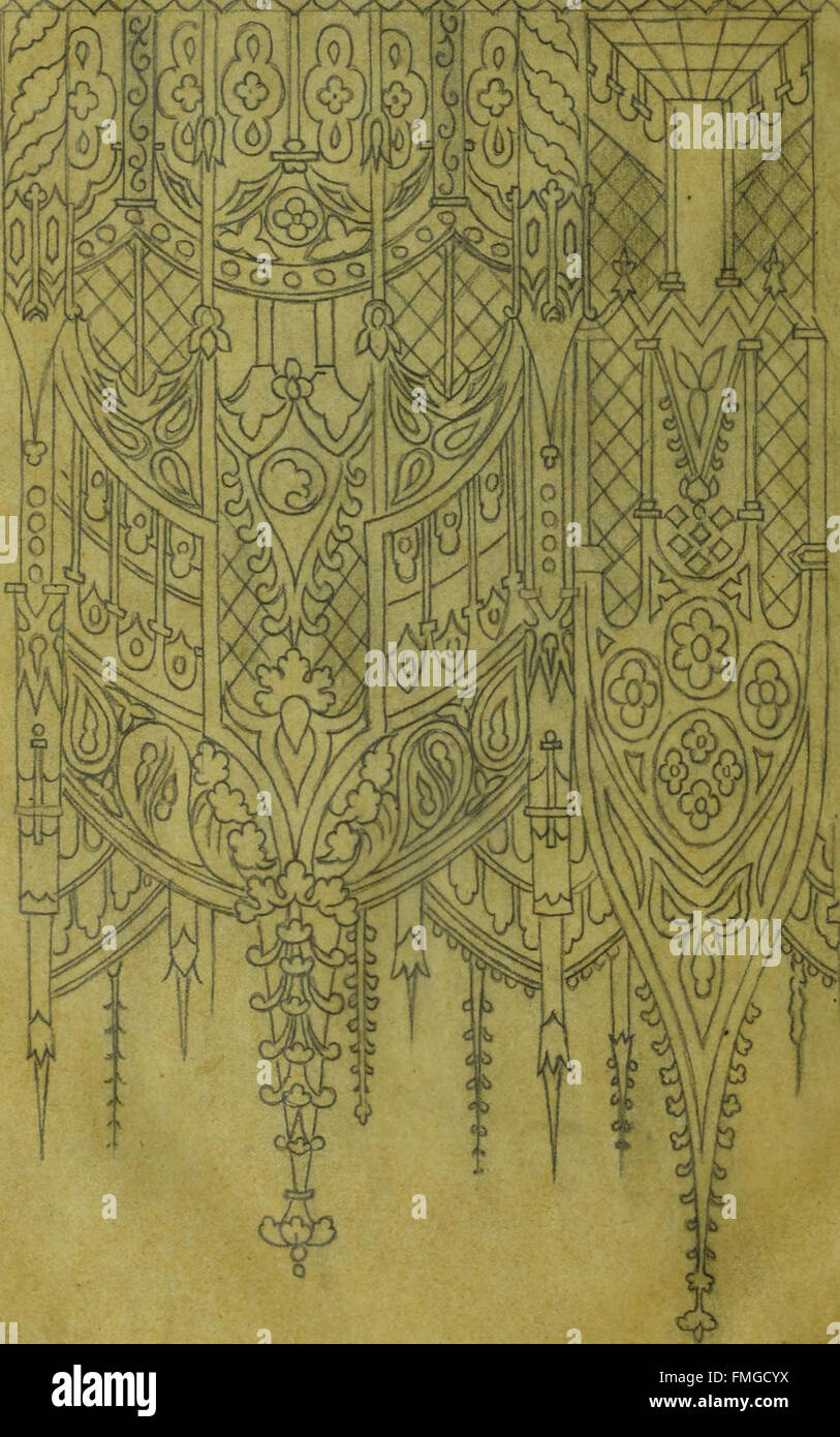 Design Tracings (1875) presents detailed drawings and design concepts ...