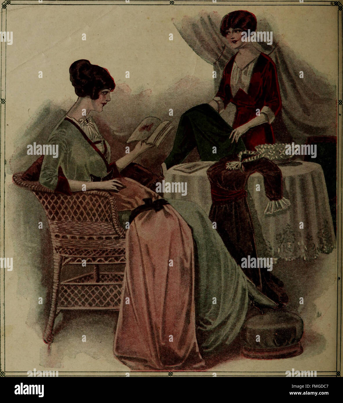 The Diamond Dye Annual (1914) is a guide for users of Diamond Dyes ...