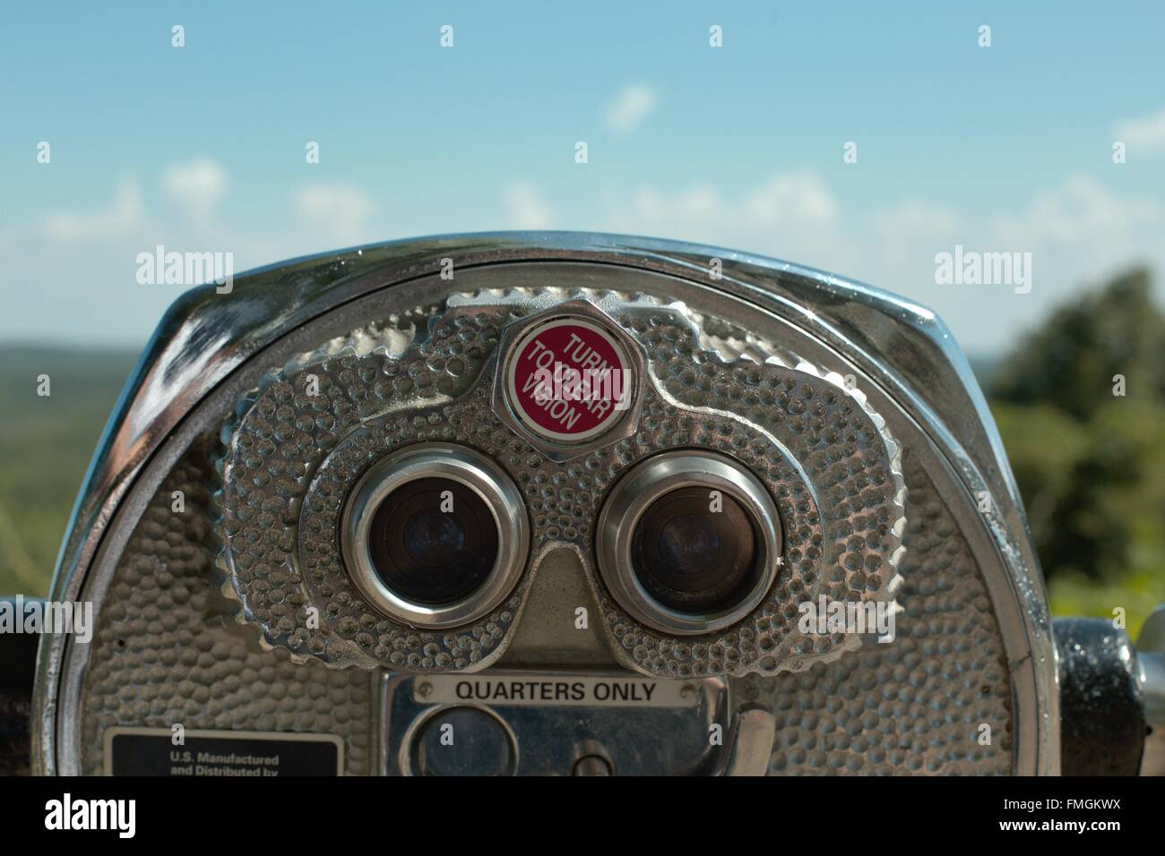 Coin Operated Binoculars Stock Photo - Alamy
