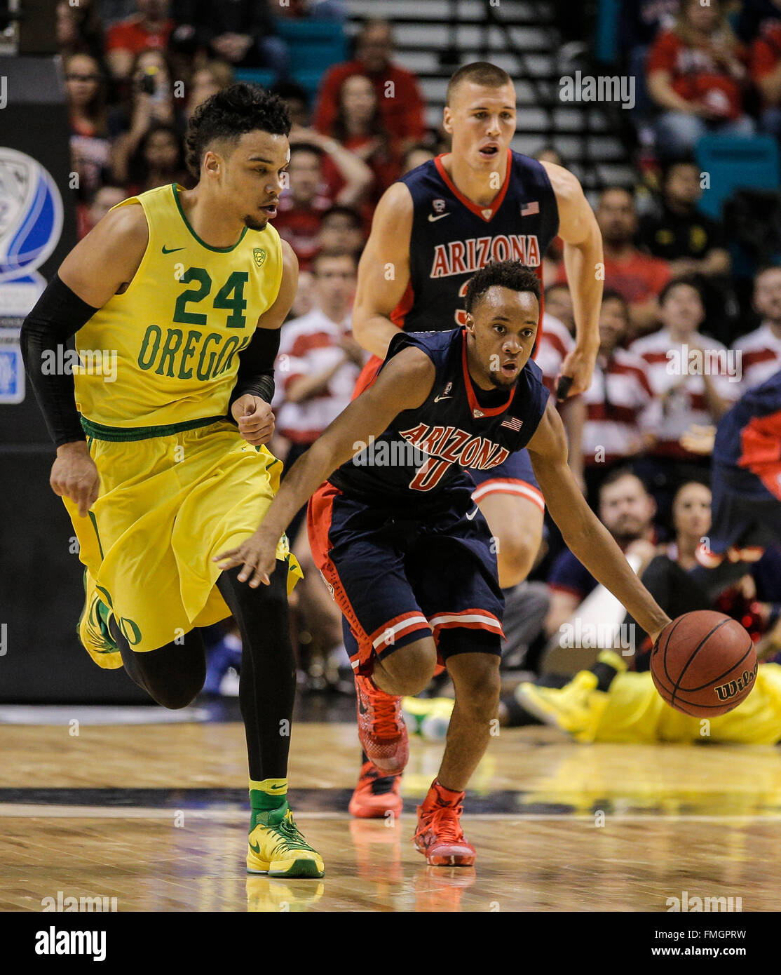 Las Vegas, NV, USA. 11th Mar, 2016. Arizona G # 0 Cartwright Jackson ...