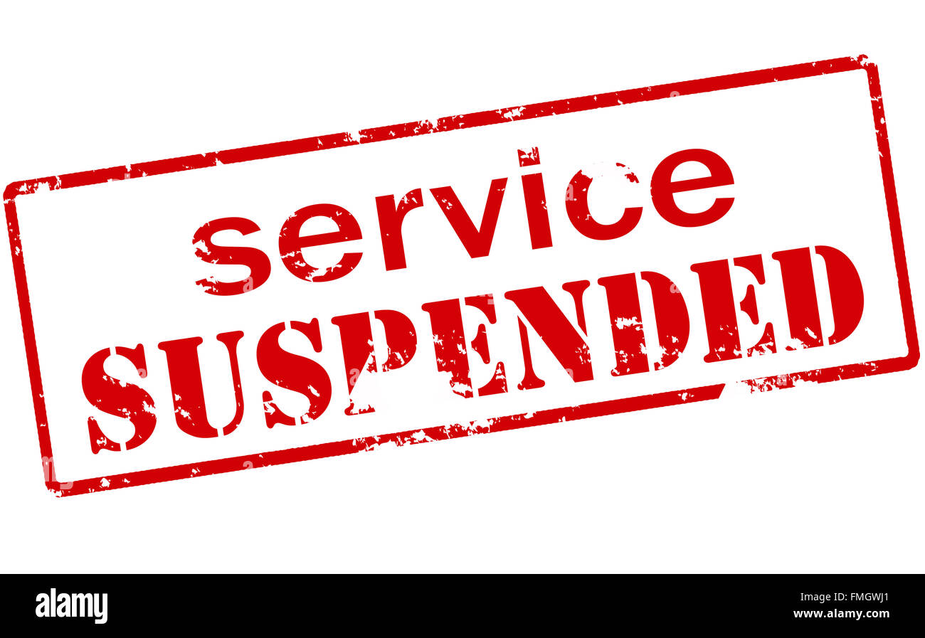 Rubber stamp with text service suspended inside, vector illustration ...