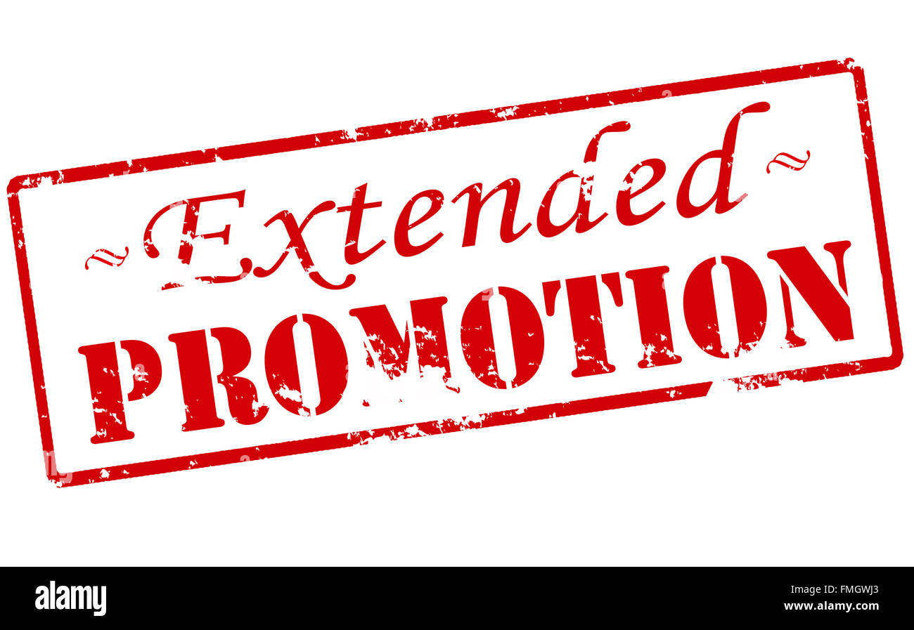 Promotion stamp rectangular sign hi-res stock photography and images - Alamy