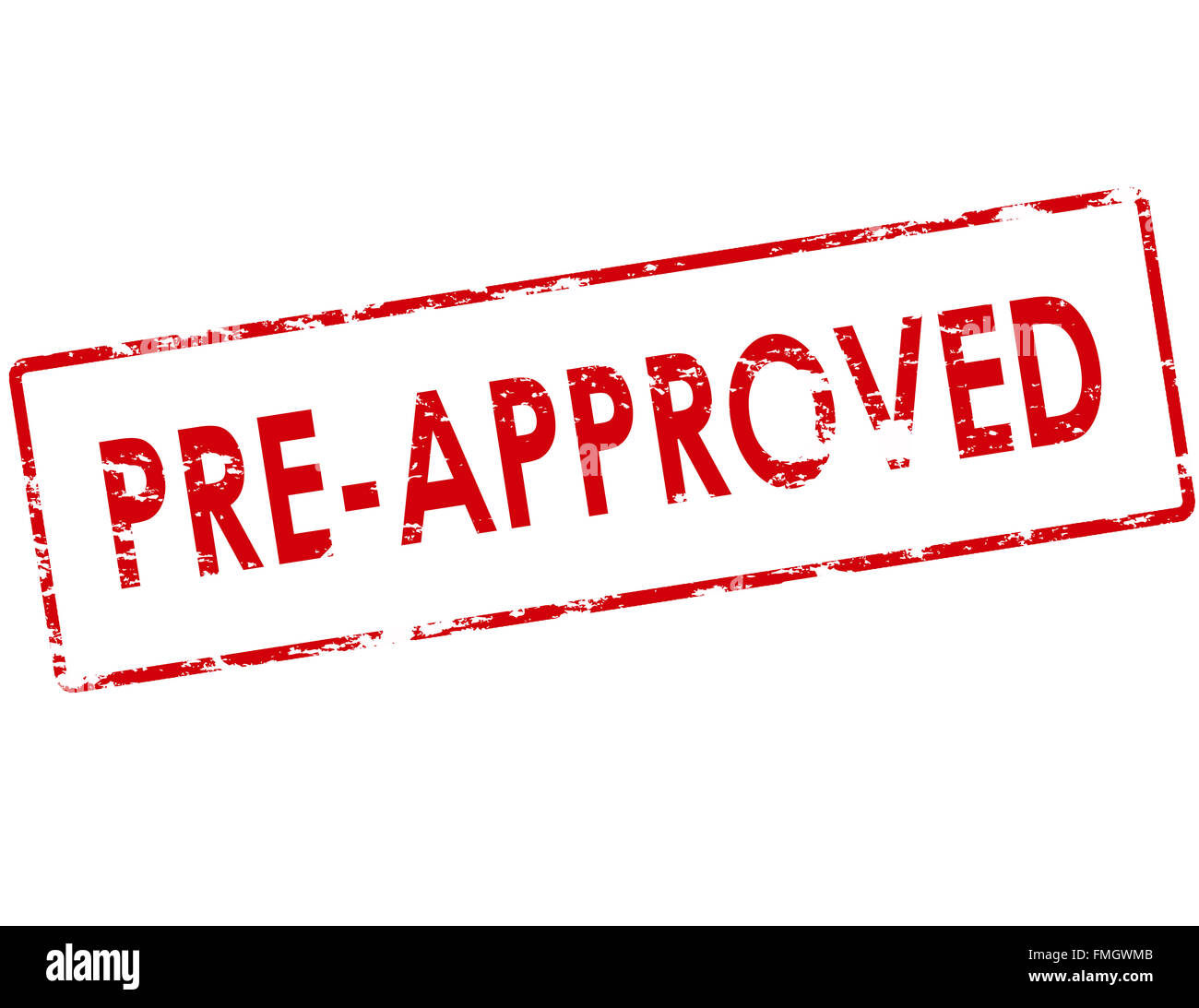 Rubber stamp with text pre approved inside, vector illustration Stock ...