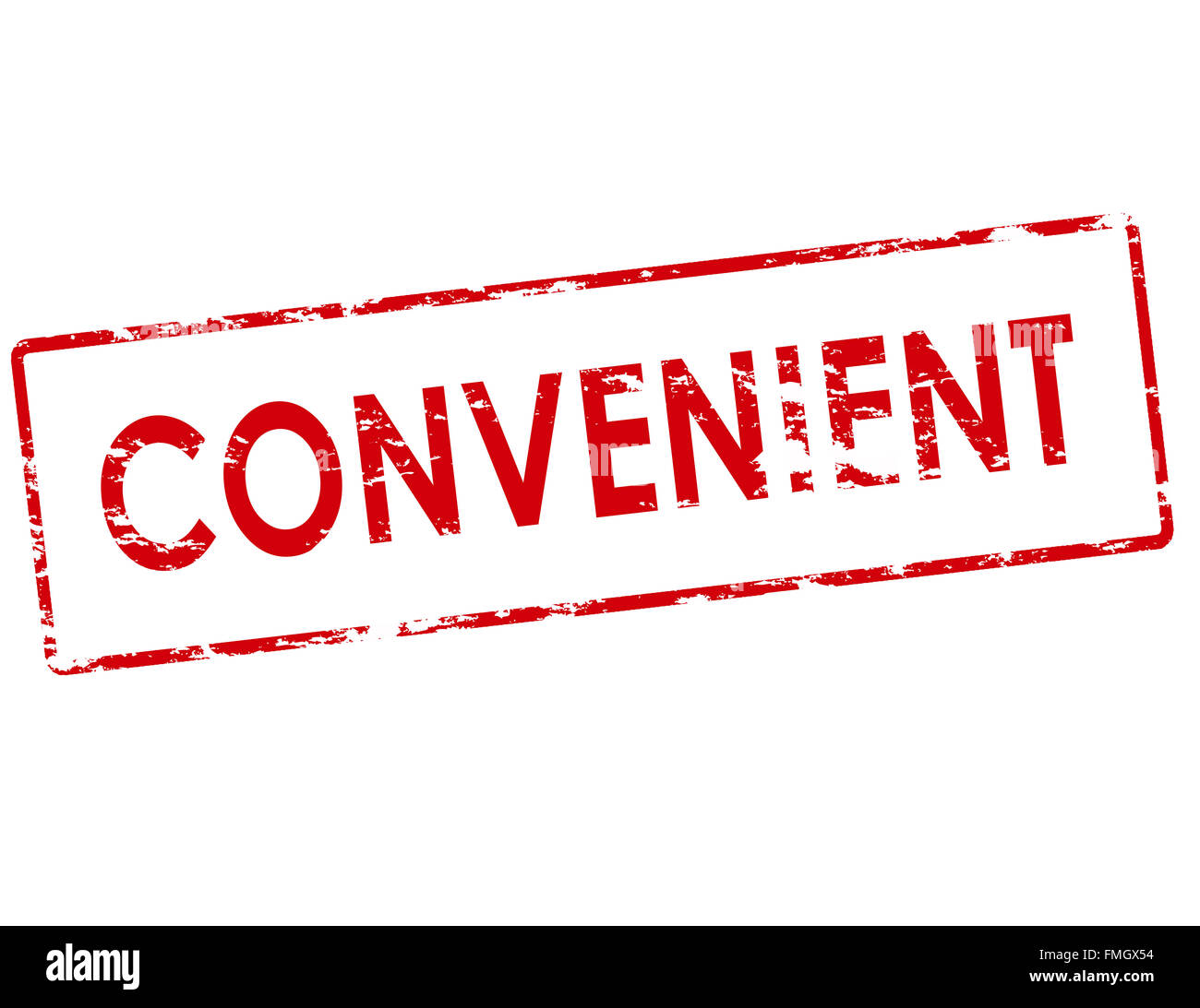 Rubber stamp with word convenient inside, vector illustration Stock ...