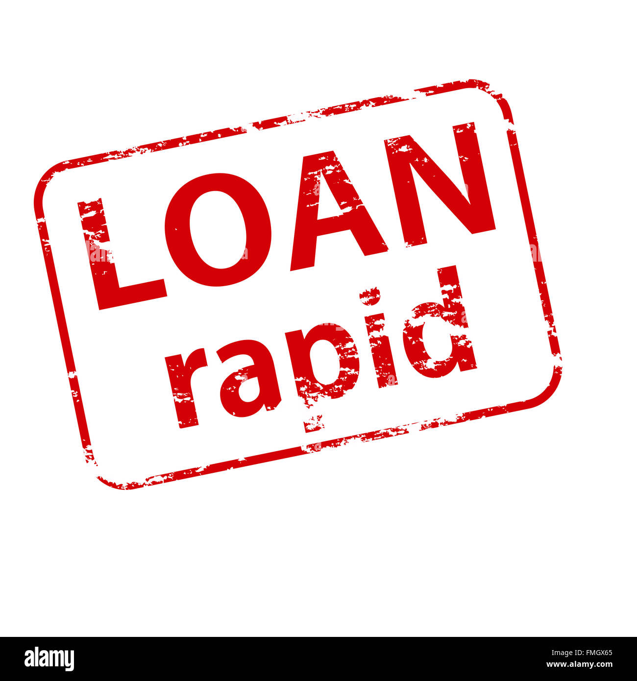 Rubber stamp with text loan rapid inside, vector illustration Stock ...