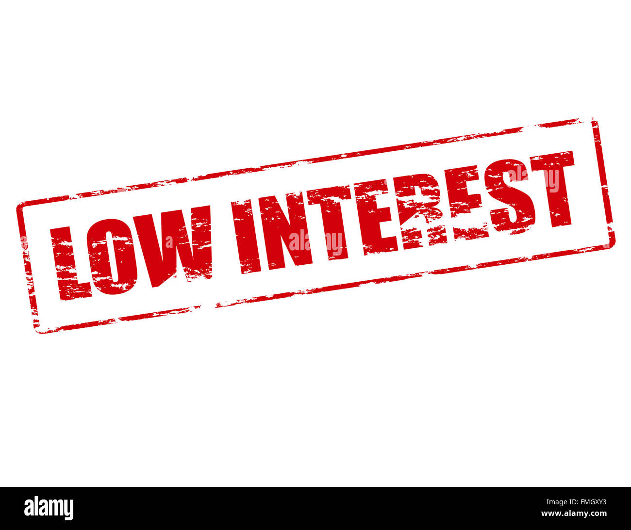 Rubber stamp with text low interest inside, vector illustration Stock ...