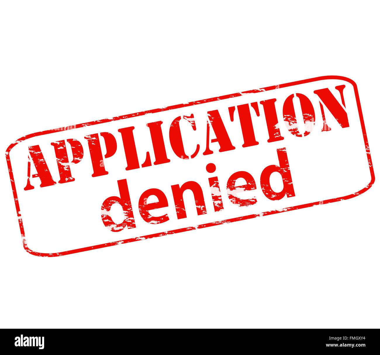 Application Denied Stamp