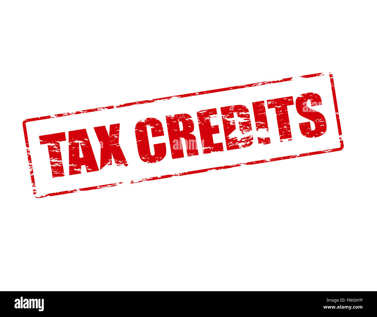 Rubber stamp with text tax credits inside, vector illustration Stock ...