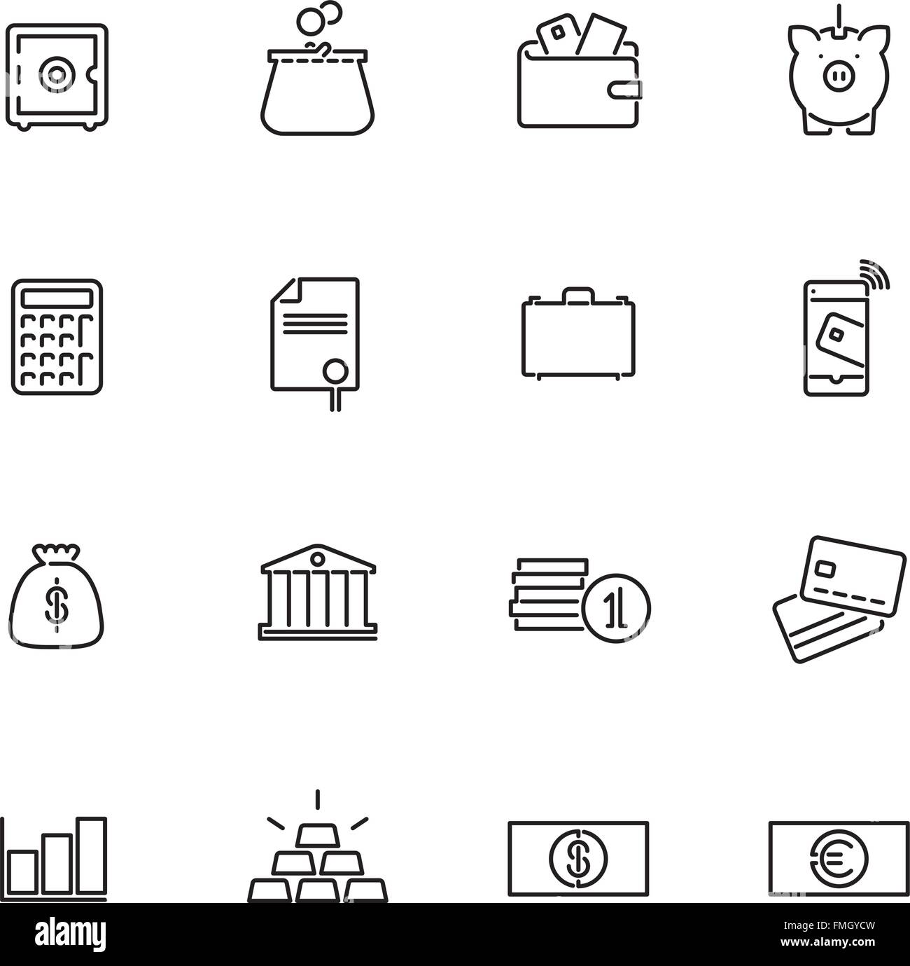 Briefcase money Stock Vector Images - Alamy