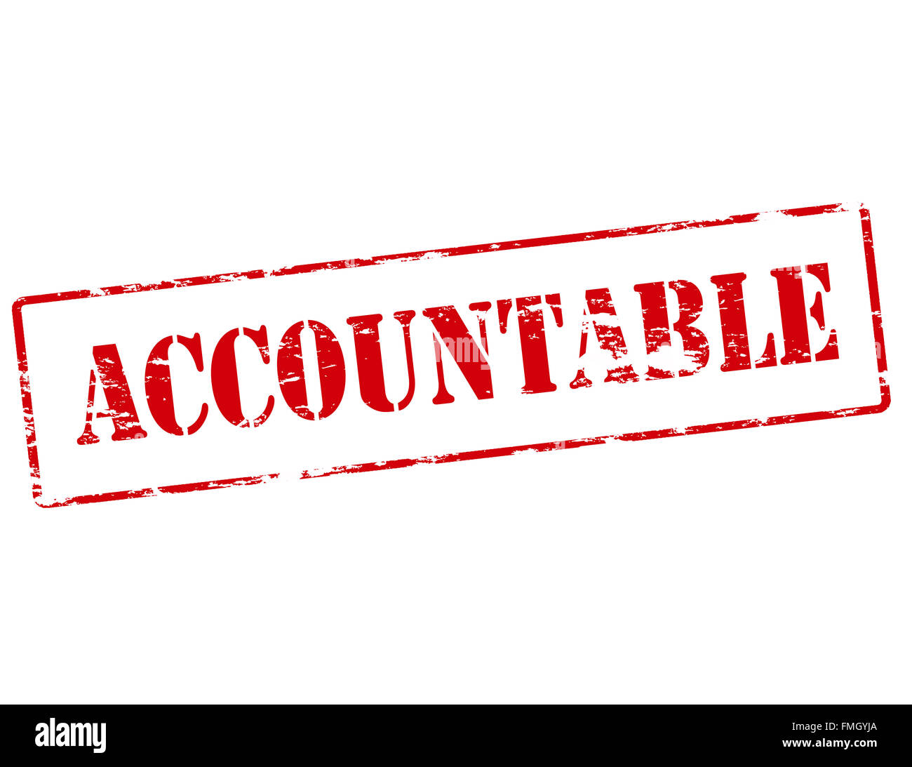 Rubber stamp with word accountable inside, vector illustration Stock ...