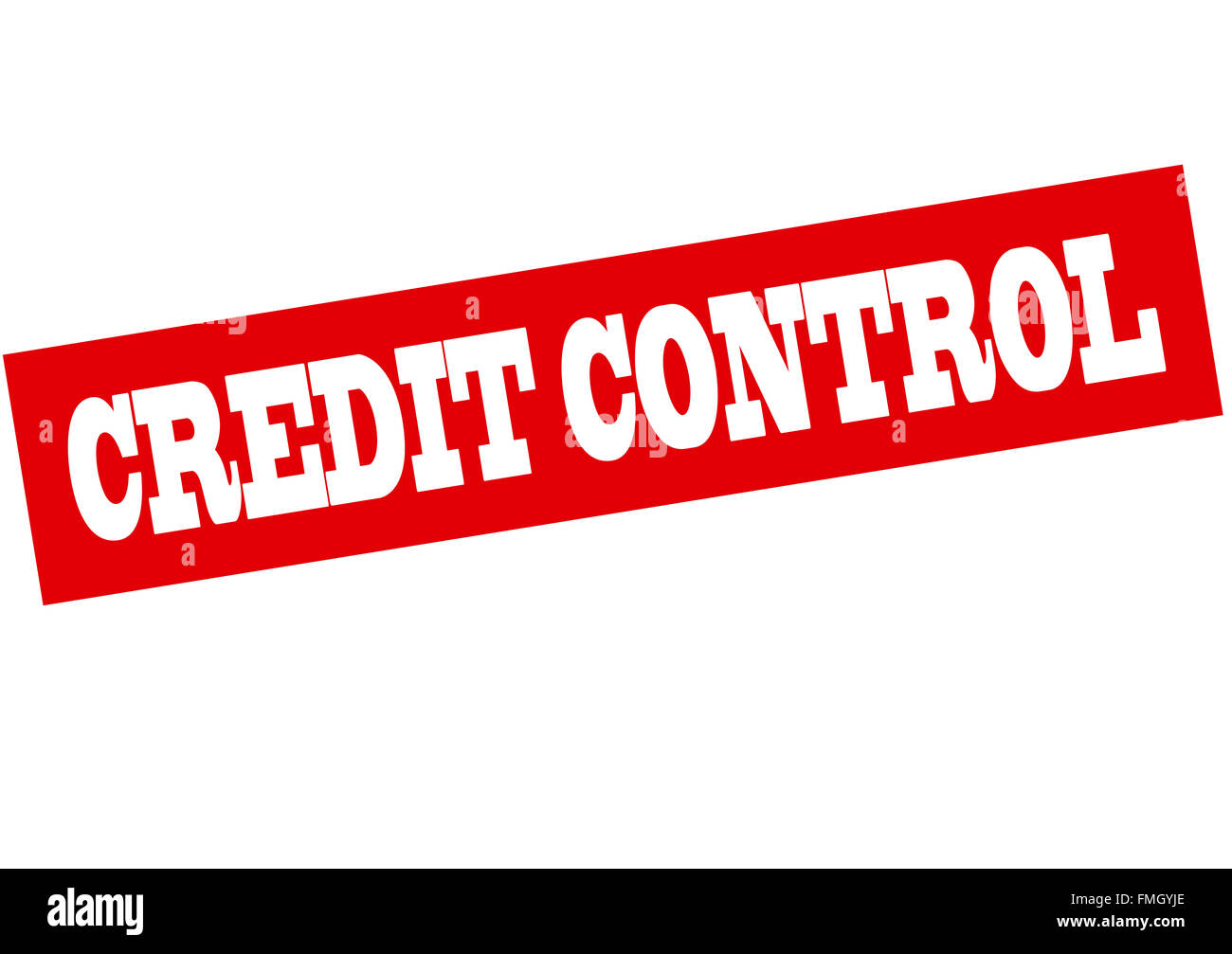 Rubber stamp with text credit control inside, vector illustration Stock ...