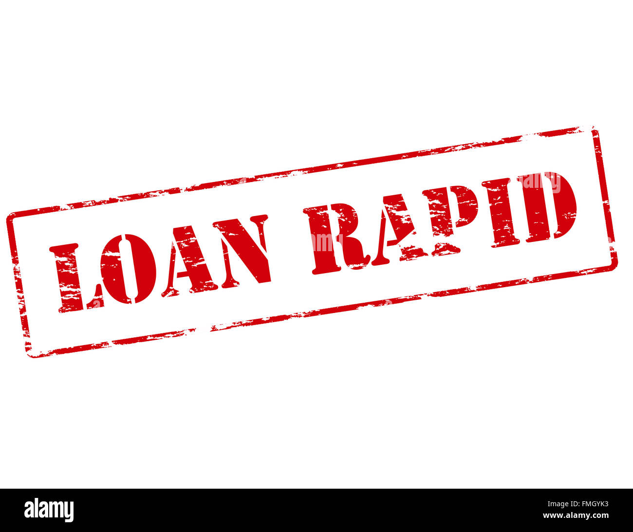 Rubber stamp with text loan rapid inside, vector illustration Stock ...