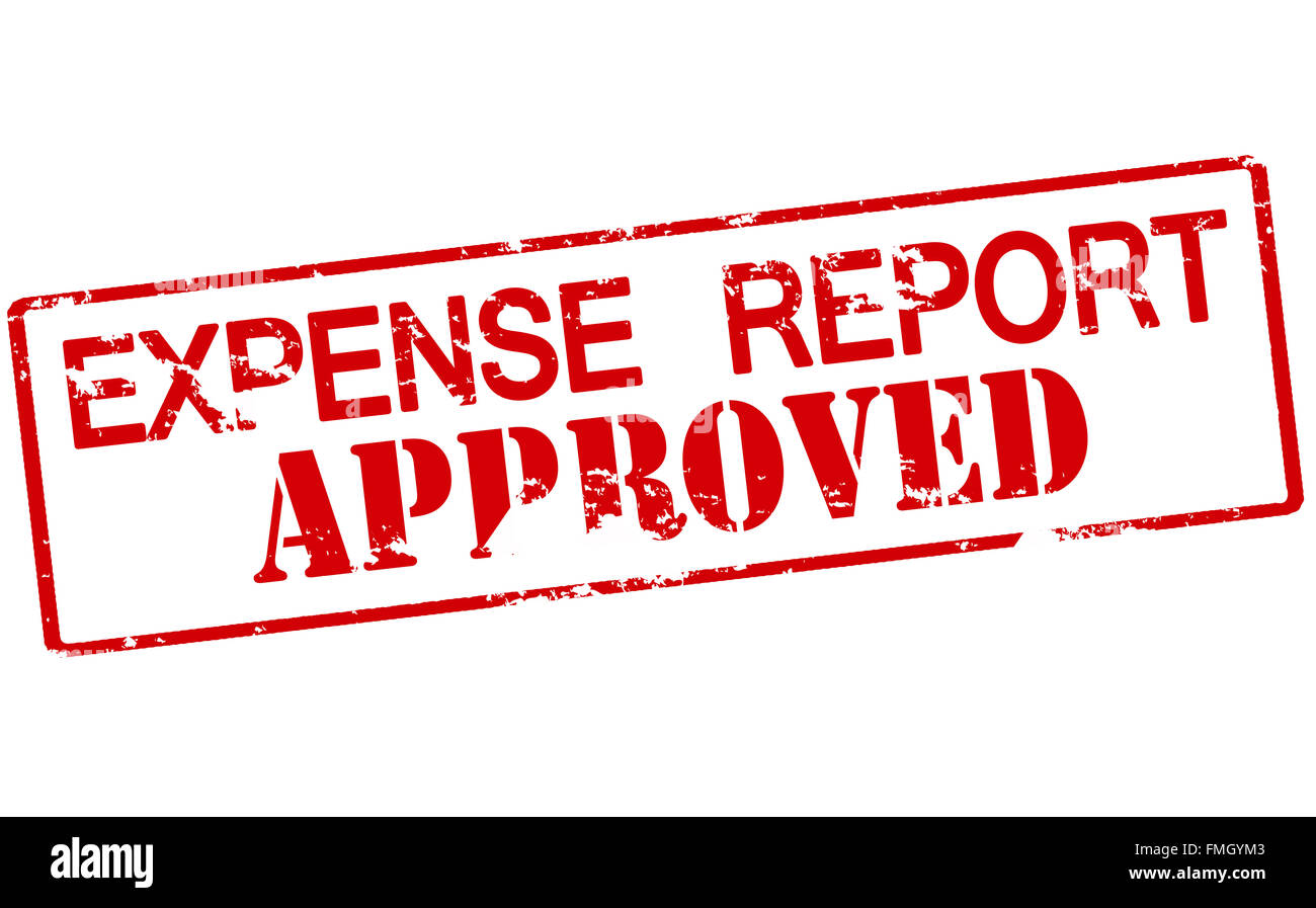 Expense report stamp hi-res stock photography and images - Alamy