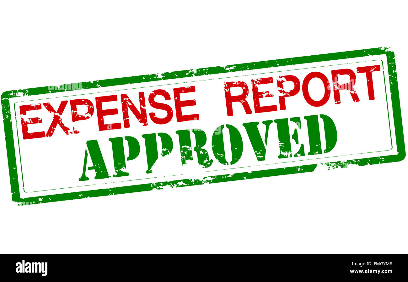 Expense Report Stamp High Resolution Stock Photography and Images - Alamy