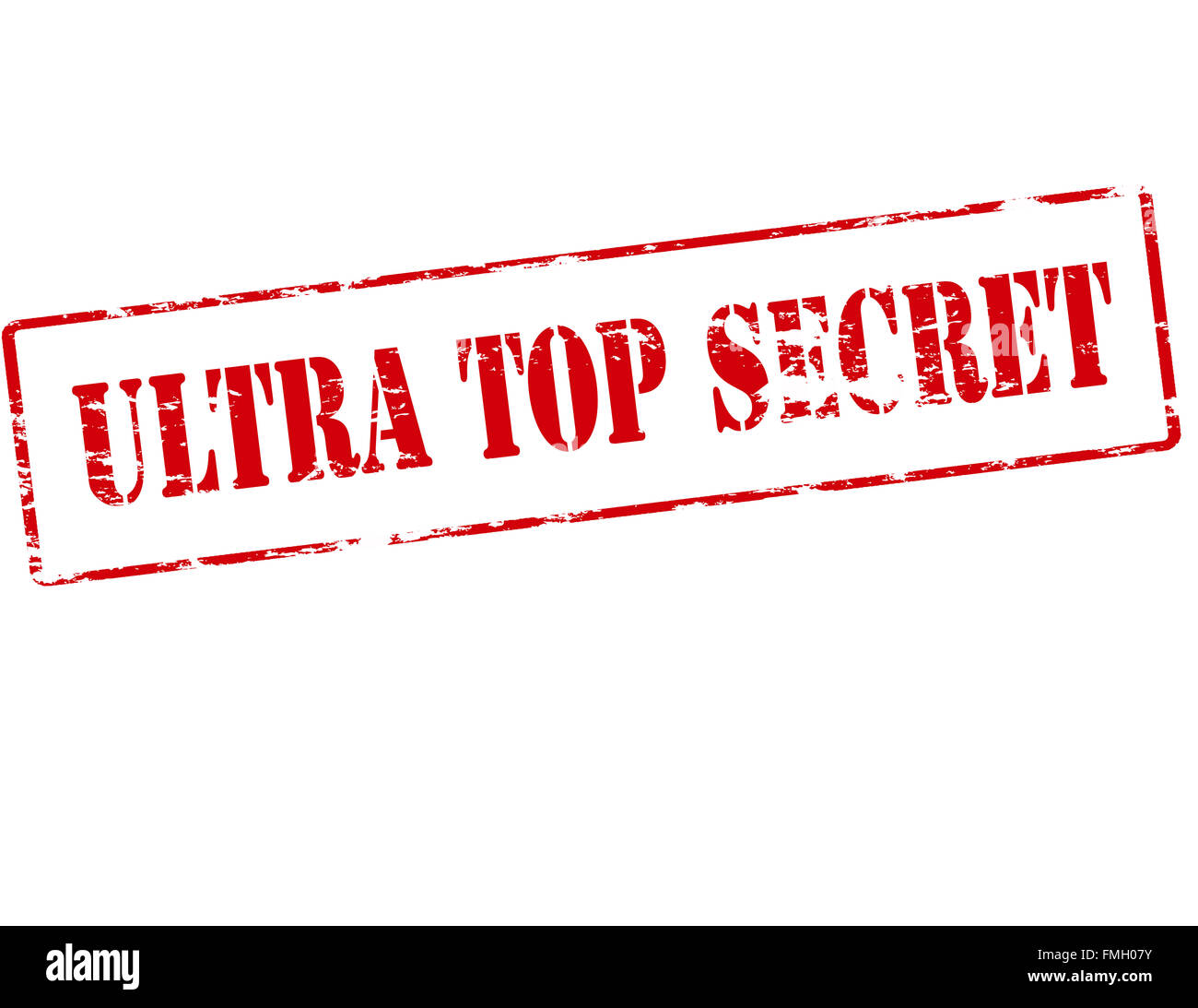 Rubber stamp with text ultra top secret inside, vector illustration ...