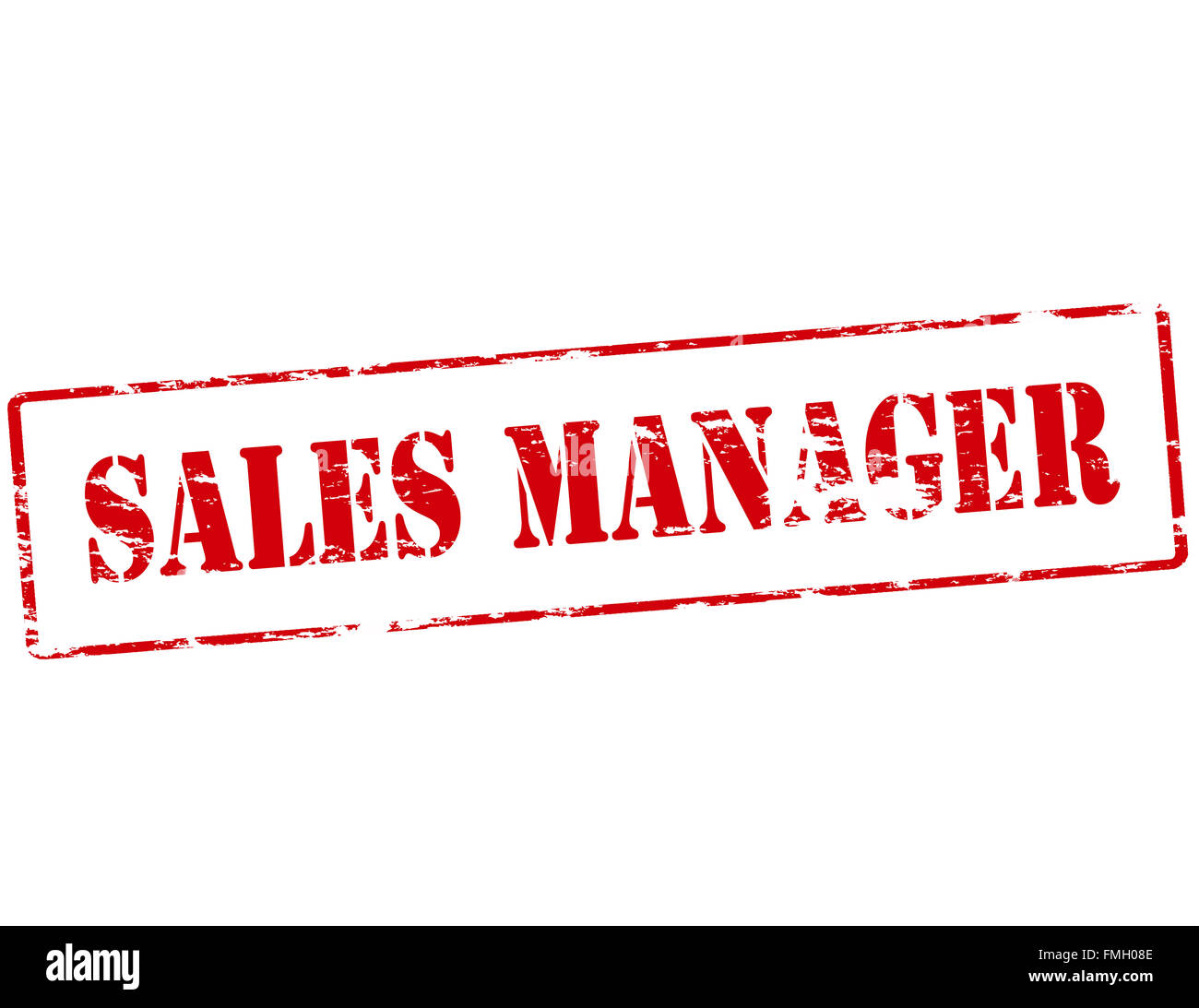 Rubber stamp with text sales manager inside, vector illustration Stock ...