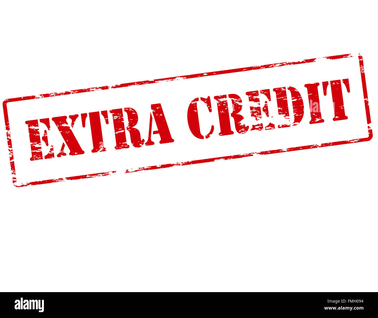 Rubber stamp with text extra credit inside, vector illustration Stock ...