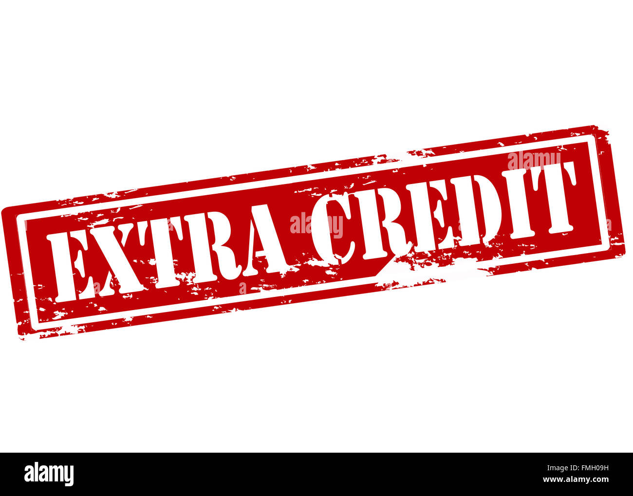 Rubber stamp with text extra credit inside, vector illustration Stock ...