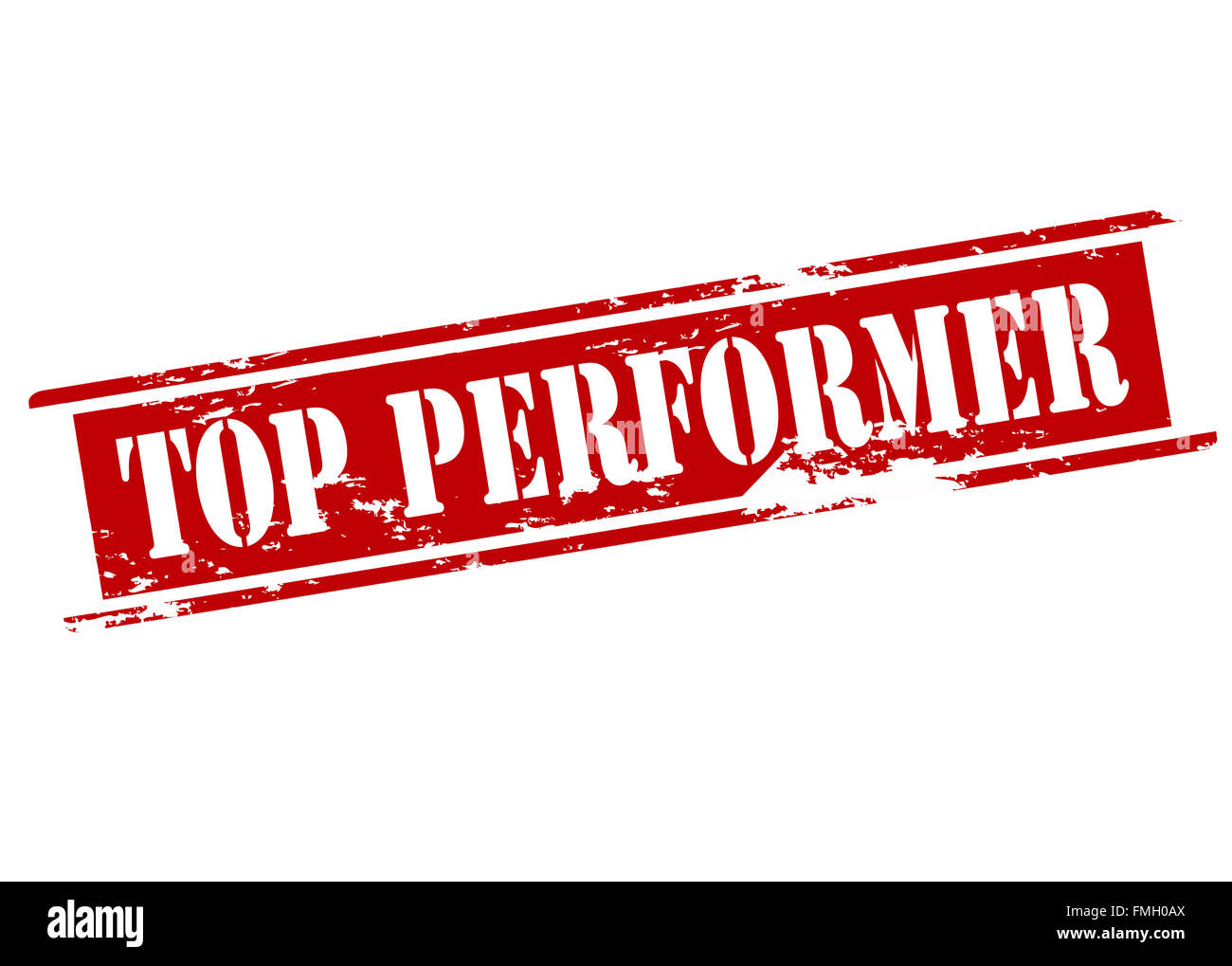 Rubber stamp with text top performer inside, vector illustration Stock ...