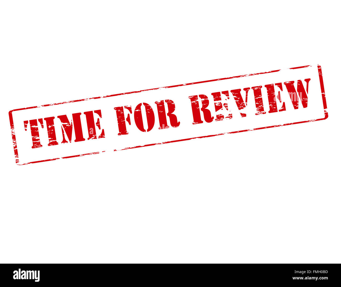 Rubber stamp with text time for review inside, vector illustration ...