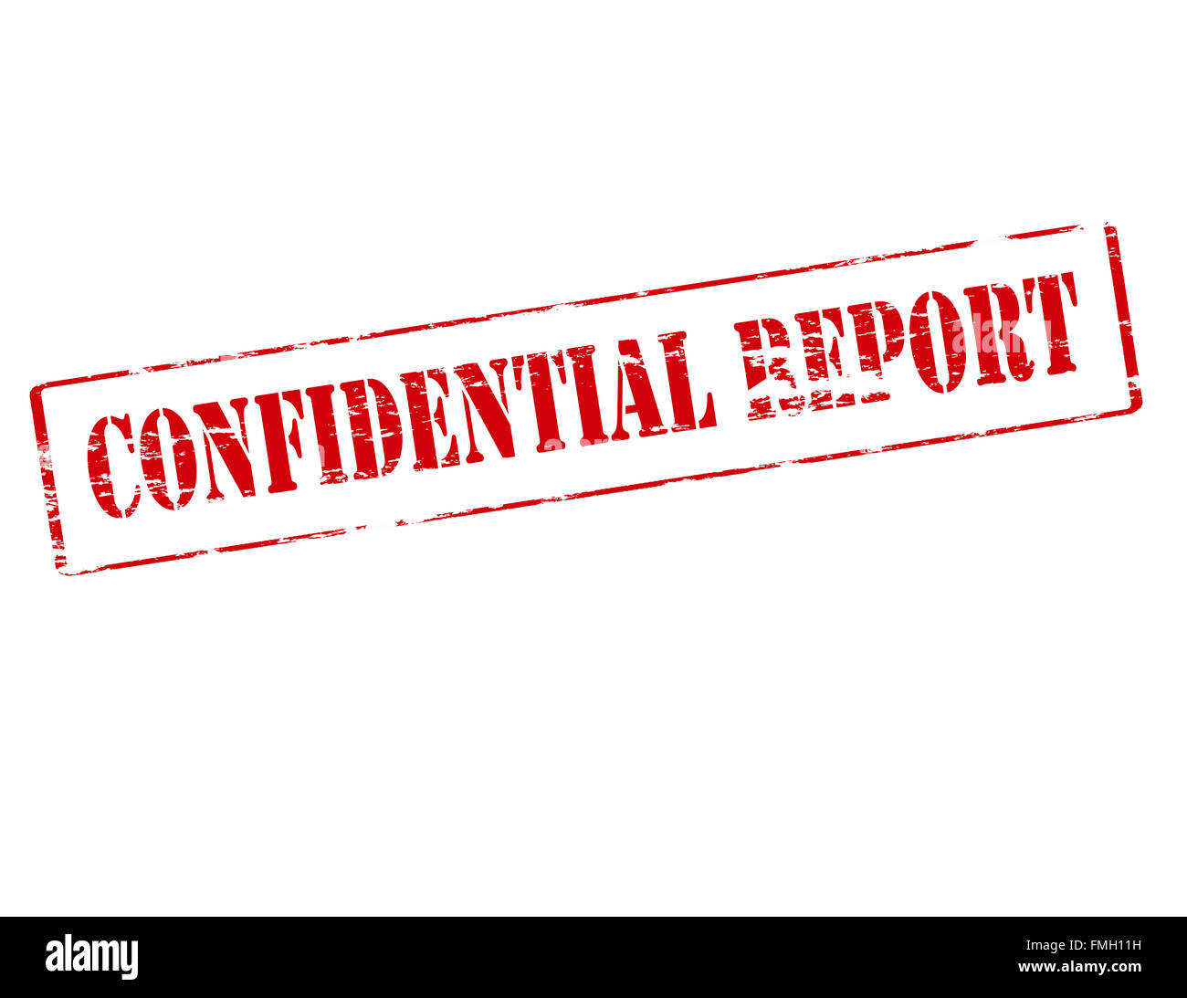 Rubber stamp with text confidential report inside, vector illustration ...