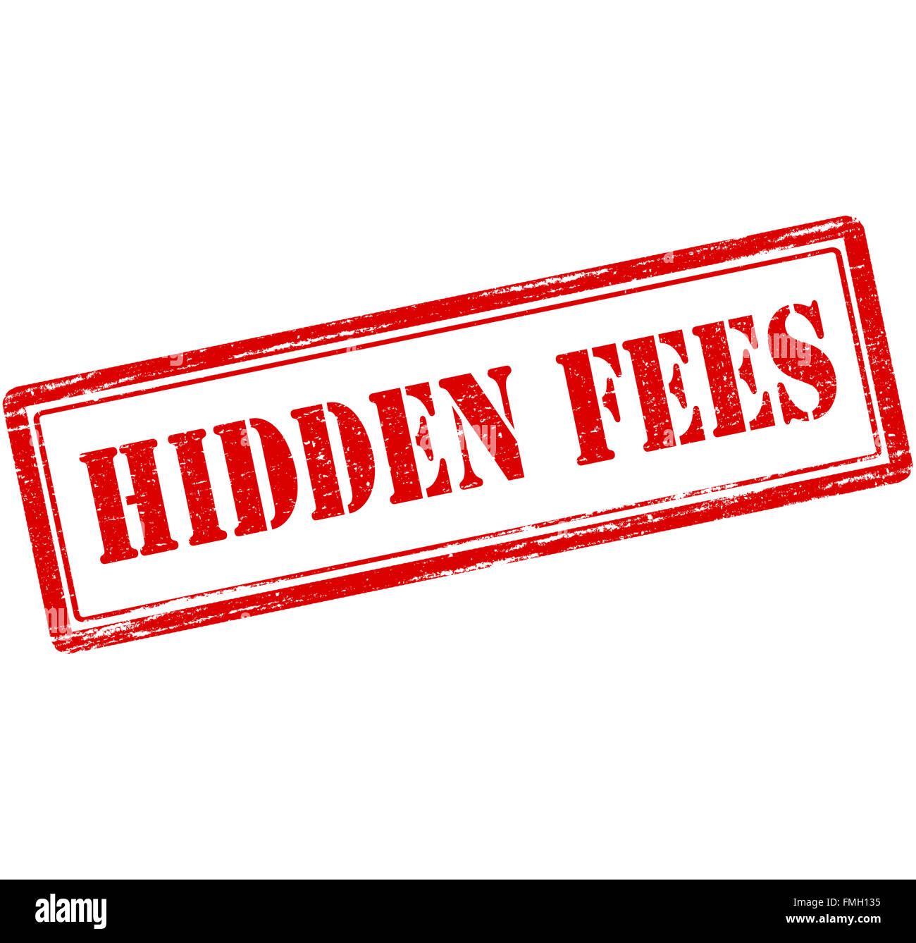 Hidden fees stamp hi-res stock photography and images - Alamy