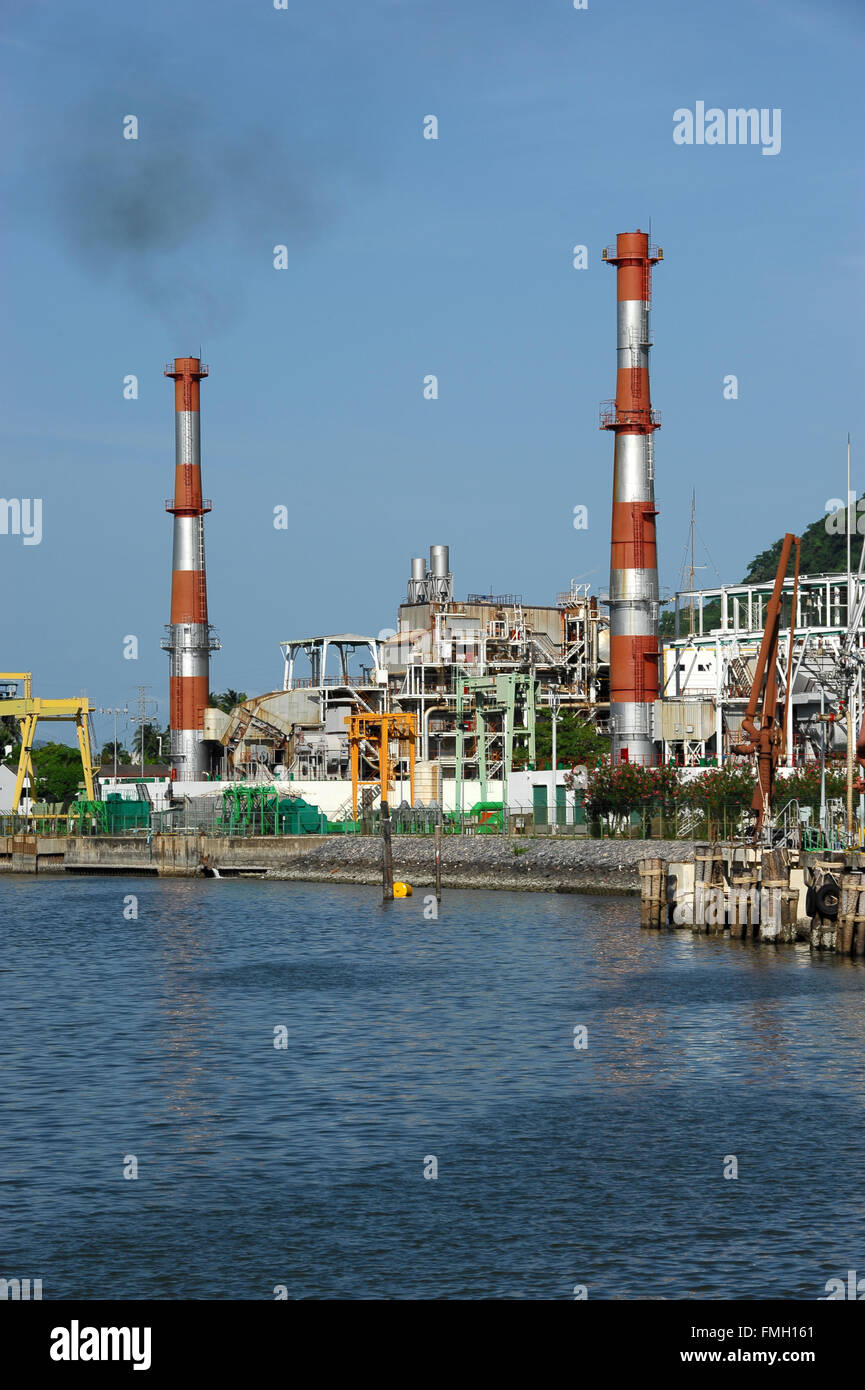 Oil Refinery In Sea