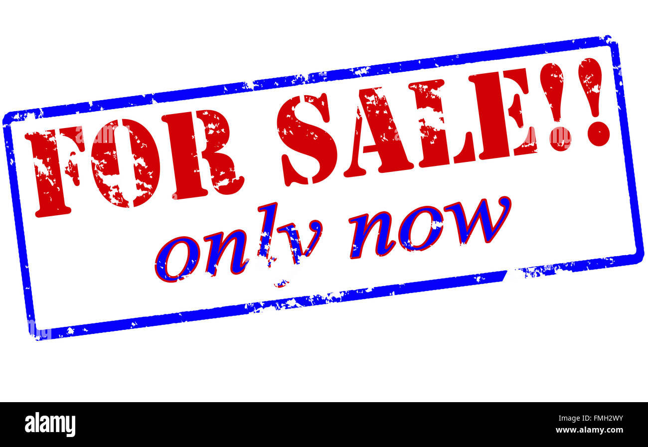 Rubber stamp with text for sale only now inside, vector illustration ...