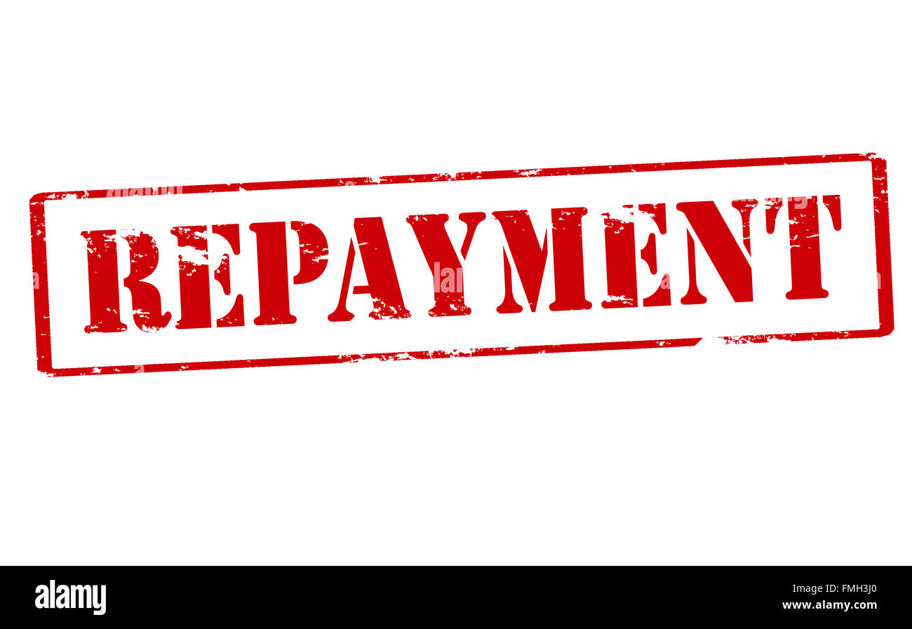 Rubber stamp with word repayment inside, vector illustration Stock ...