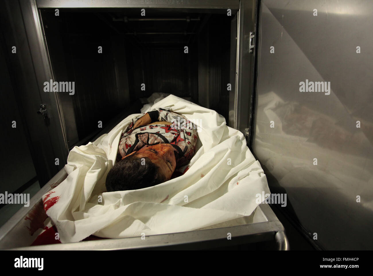 Gaza City Gaza Strip Palestinian Territory 12th Mar 2016 The Body