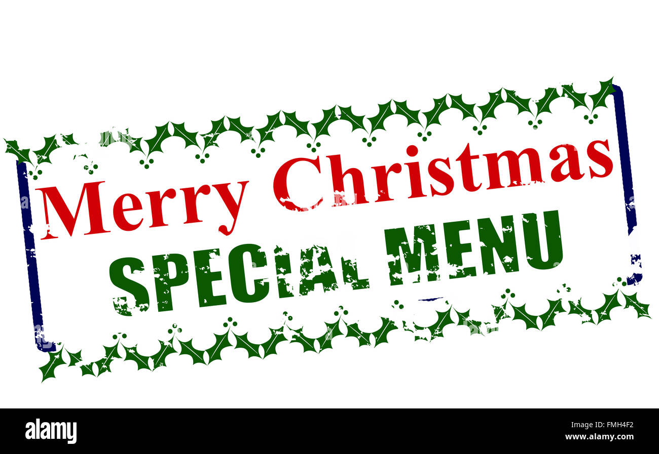 Menú especial Cut Out Stock Images & Pictures - Alamy