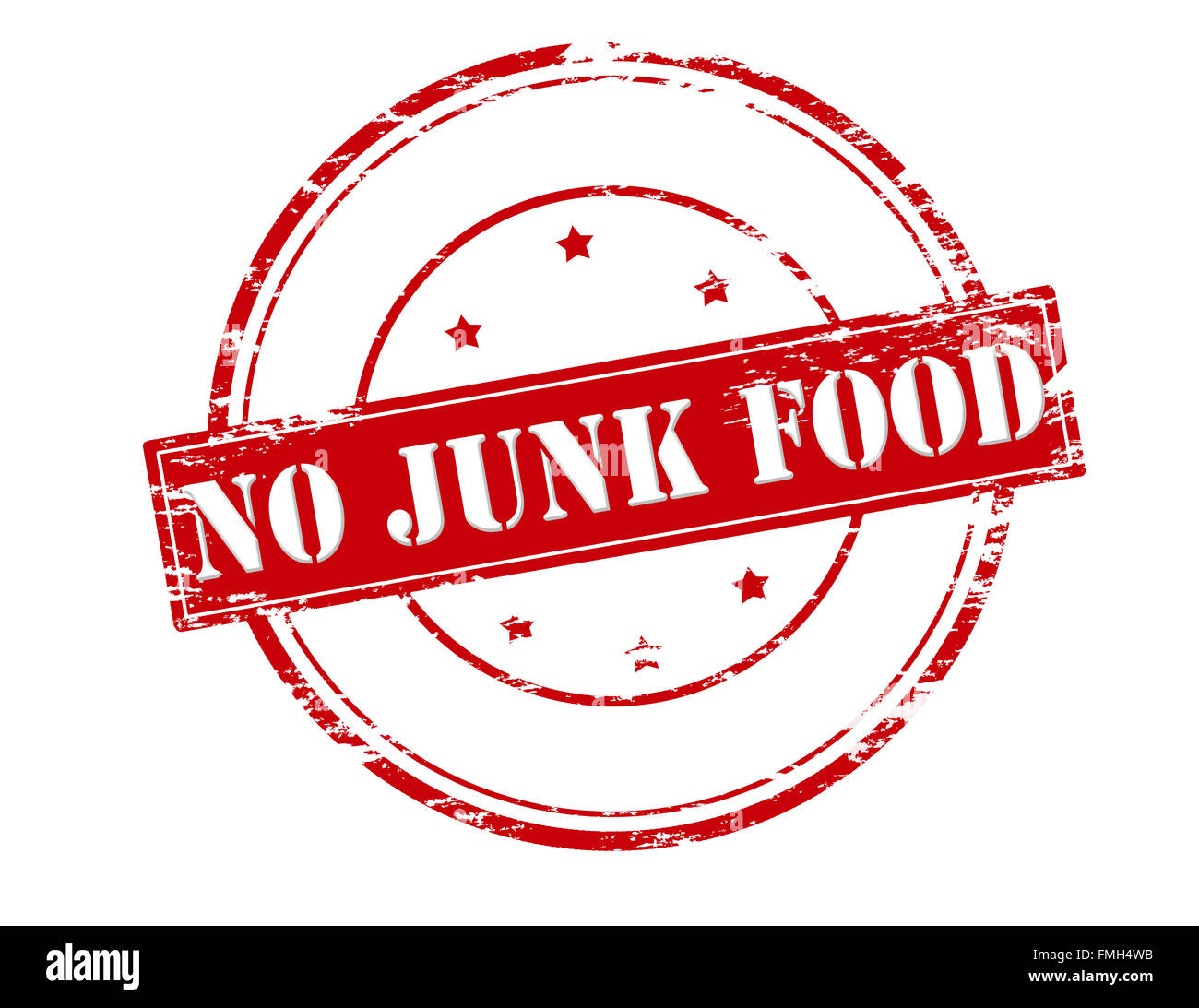 Vector no junk food hi-res stock photography and images - Alamy