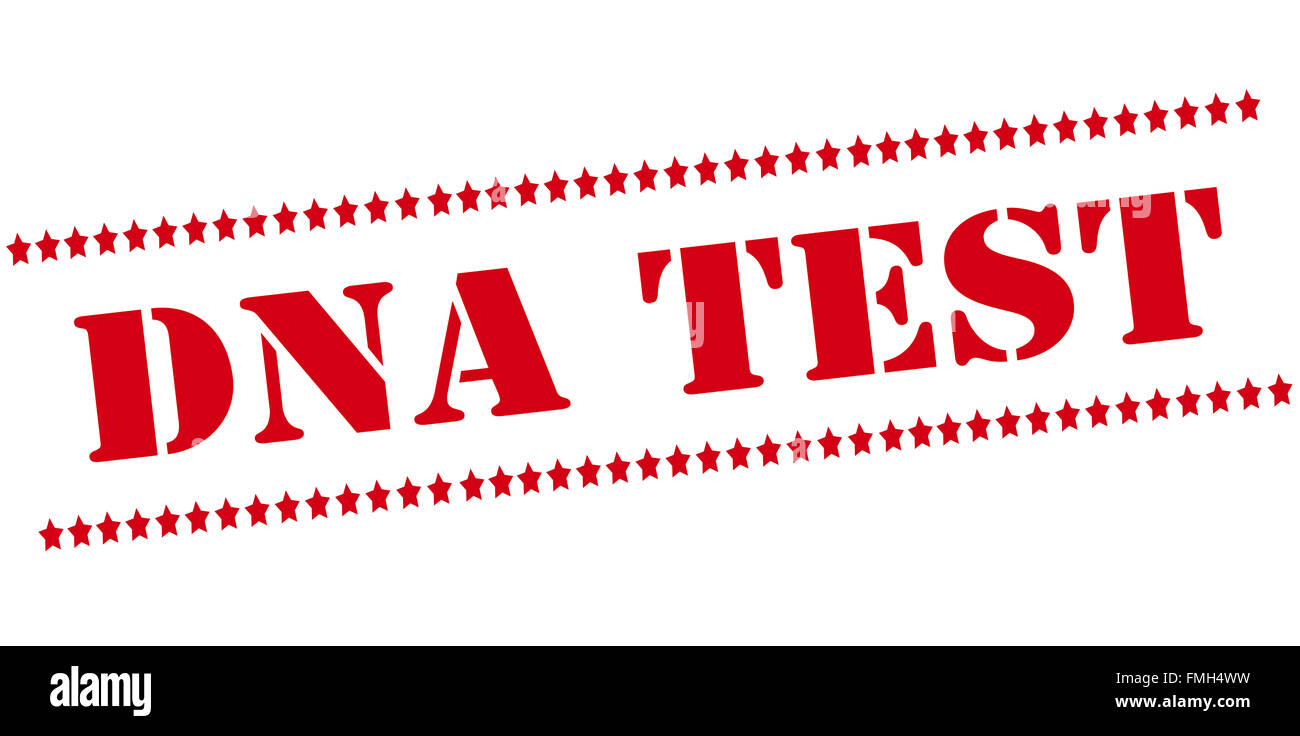 Rubber stamp with text Dna test inside, vector illustration Stock Photo ...