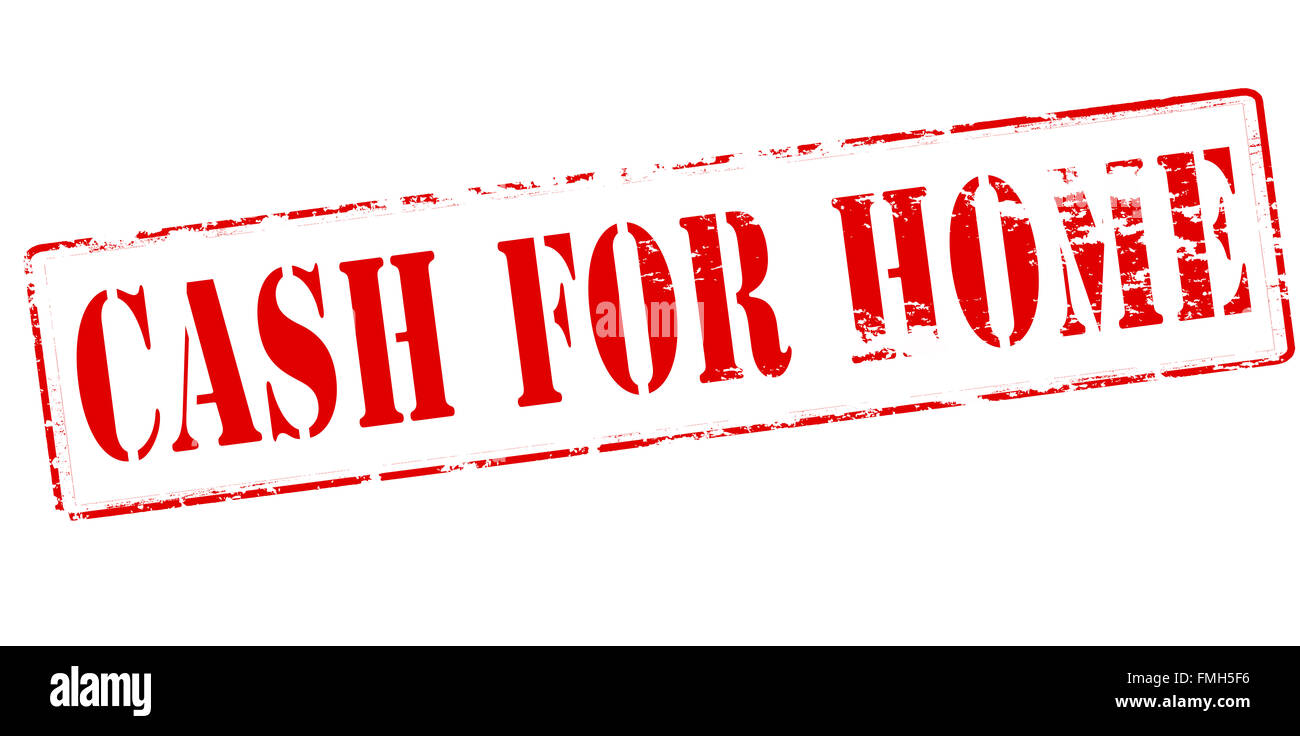 Rubber stamp with text cash for home inside, vector illustration Stock ...