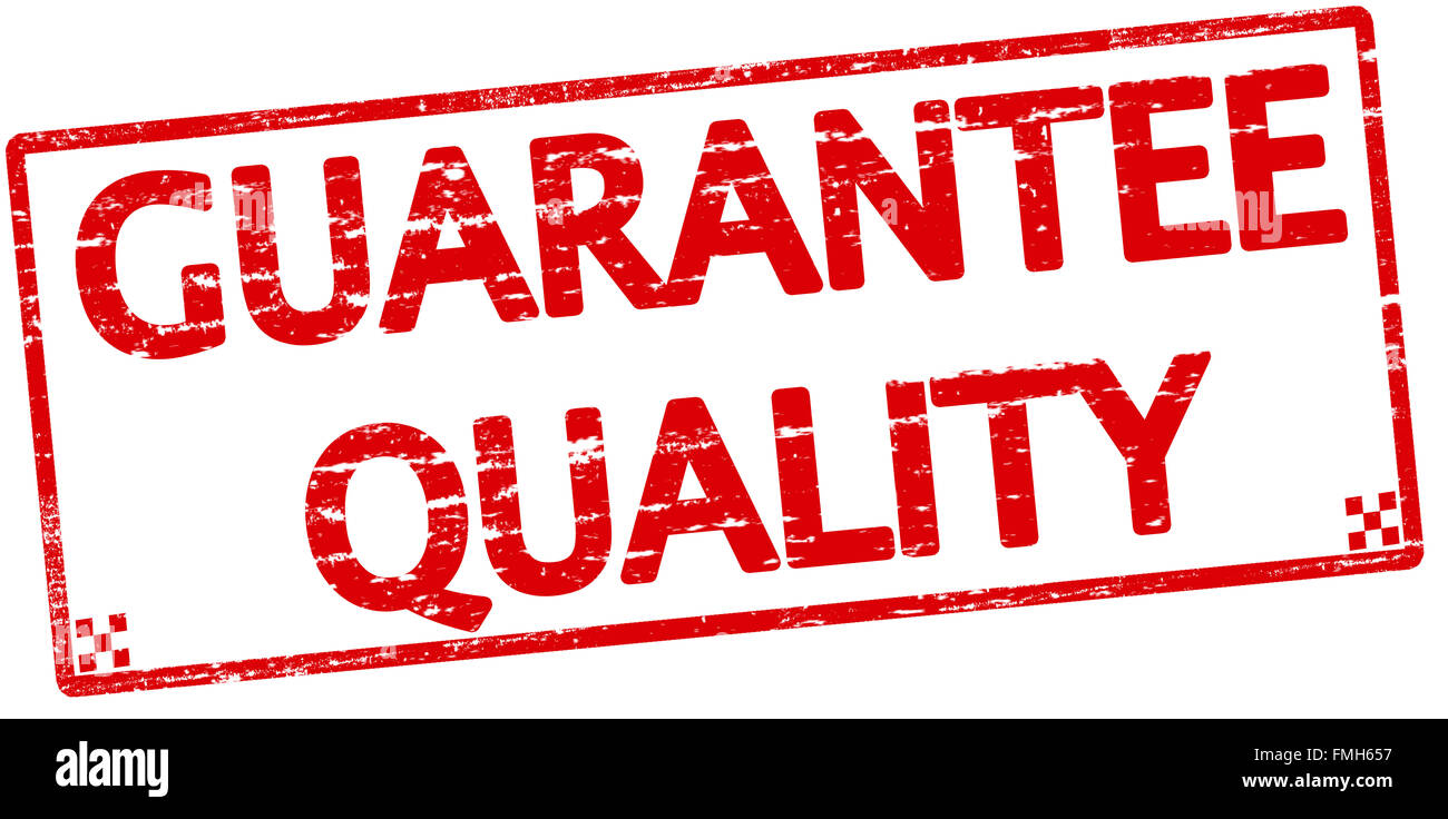 Rubber stamp with text guarantee quality inside, vector illustration ...