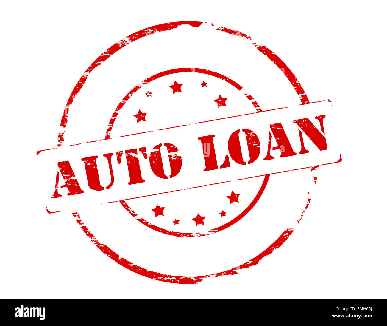 Rubber stamp with text auto loan inside, vector illustration Stock ...