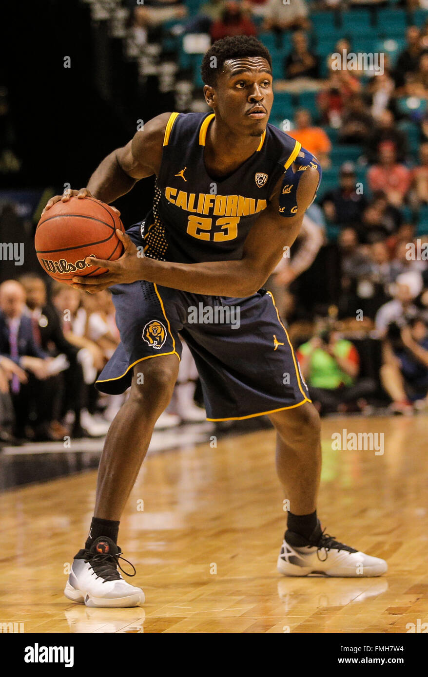 Las Vegas, NV, USA. 11th Mar, 2016. California G # 23 Jabari Bird ...
