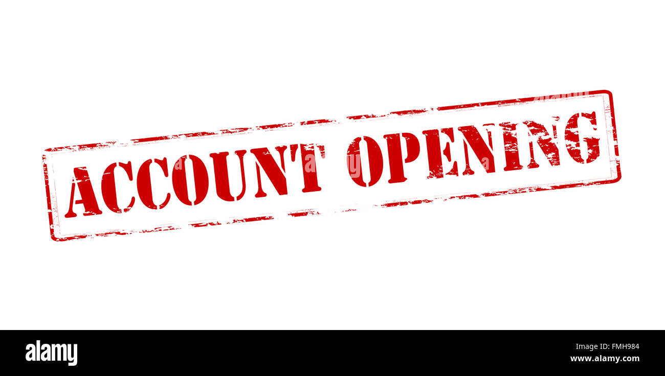 Opening account hi-res stock photography and images - Alamy